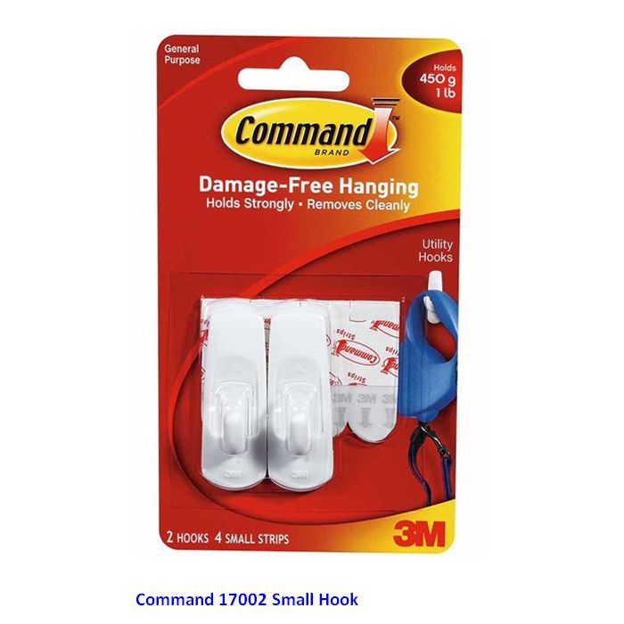 Jual Command 17002 Small Utility Hooks Pengait Kecil Dinding Serbaguna|Toko ATK Stationery ...